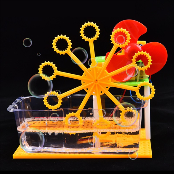 DIY Electronic Bubble Machine Intellect Games STEM Educational Science ...