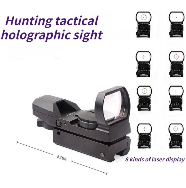 Holographic mirror gun accessories sight toy tactical laser punctuation ...