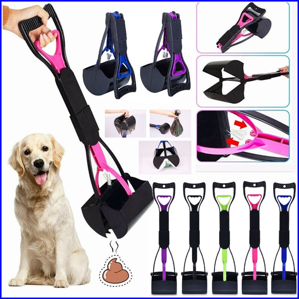 Long Handle Pet Toilet Picker Dog Foldable Toilet Picker Dog Poop Clip ...