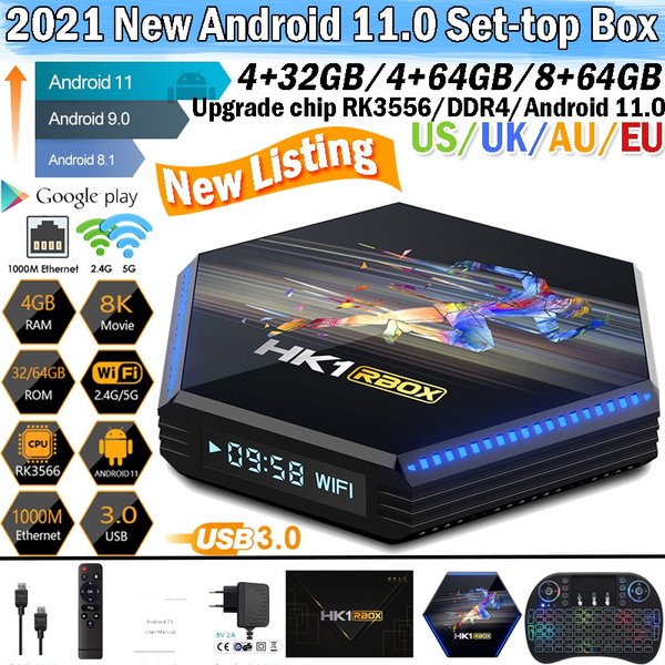 Android11.0 HK1 RBOX R2 Set-top Box RK3566 8K HD Network Player TV BOX Video Player Newly ...