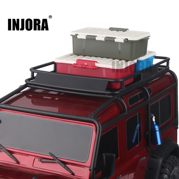 INJORA 1Pcs Plastic RC Car Storage Box Decoration Tool for Traxxas TRX4 ...