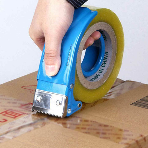 1X New 6cm Metal Packing Tape Dispenser Cutter Carton Pack Sealer ...