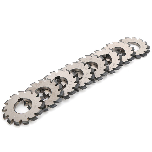 8Pcs Involute Gear Milling Cutter Set High Speed Steel Cutting Tools 14 ...