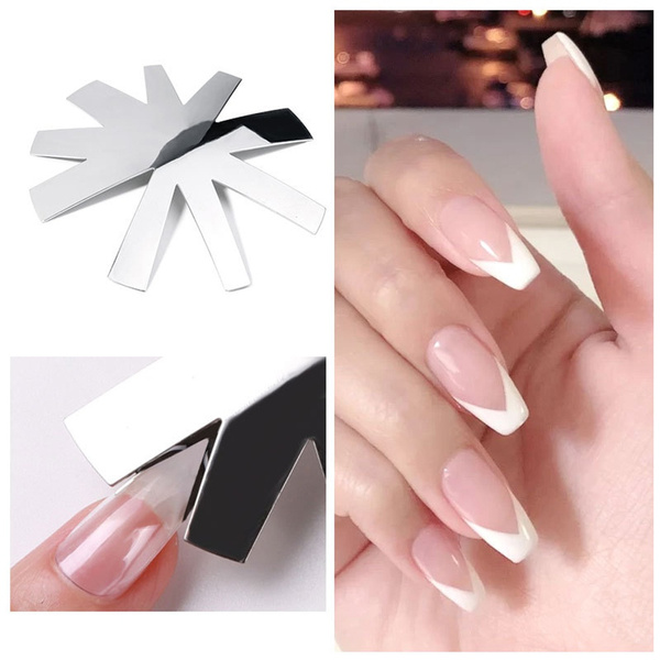 New Hot French Nails Tips Manicure Edge Trimmer Acrylic Easy French ...