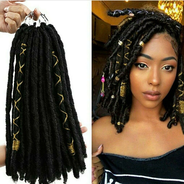 12 Inch Faux locs Crochet Braid pre looped crochet Braids Hair ...
