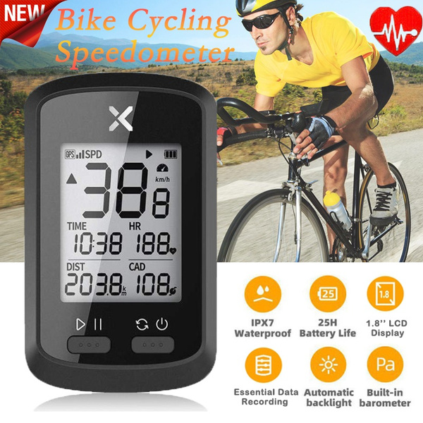 GPS Smart Bluetooth 4.0 Waterproof Bike Cycling Computer Backlight ...