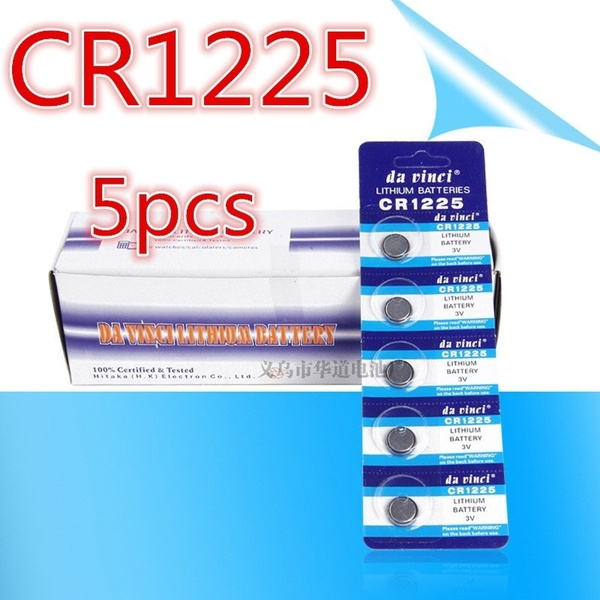 5pcs CR1225 Button Batteries LM1225 BR1225 KCR1225 Cell Coin Lithium Battery 3V CR 1225 for ...
