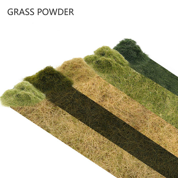 Model Lawn Grass Flock 8mm Powder Foliage for Building Train Railway ...