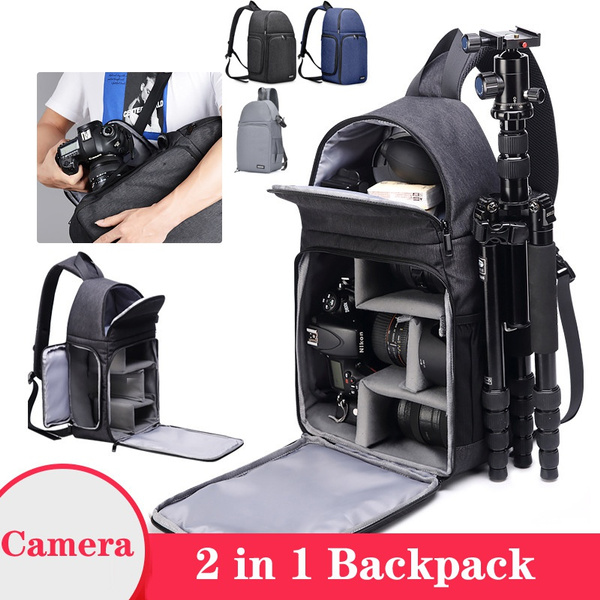Deco Gear DSLR Camera Backpack, Customizable Compartments for Cameras ...