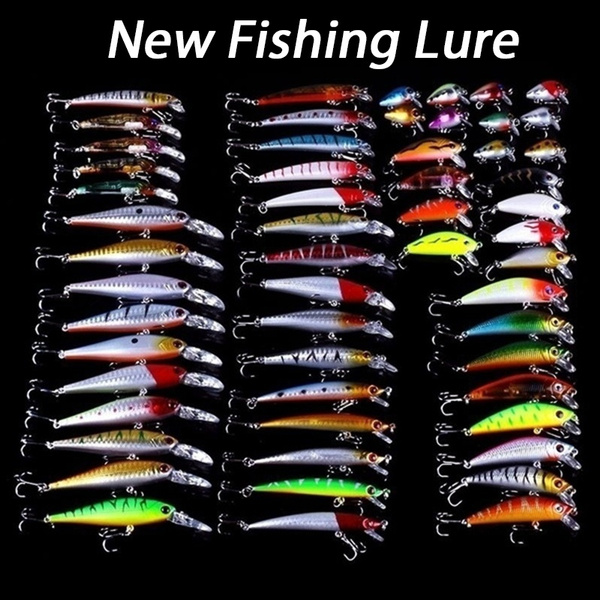 NEW 43/30/20/10/18PCS Fishing lure set Mixed Models Fishing Lures ...