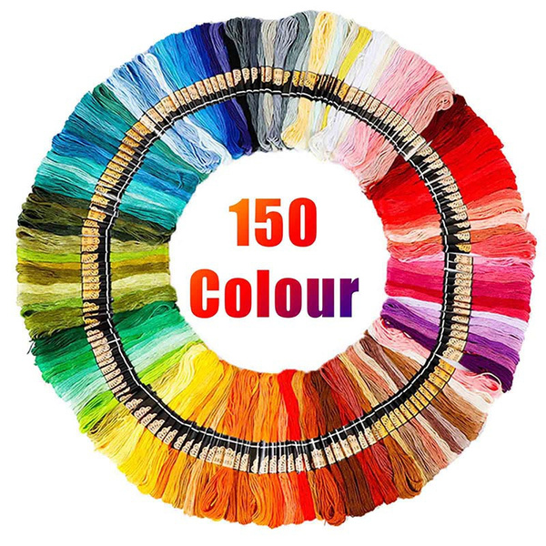 Cross Stitch 150 Colors High-level DIY Embroidery Thread Cross Stitch ...