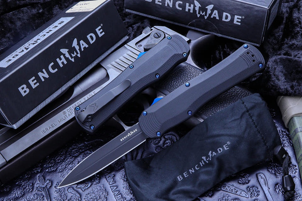 Tactical Spring Knives BM 3400 Autocrat AUTO OTF Knife 3.71 Inch Satin ...