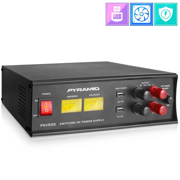 Pyramid PSV500 Universal 50 Amp Home Bench AC DC Adjustable Output ...