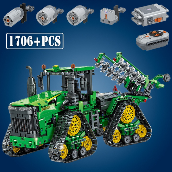 New 1706pcs Remote Control Car Building Blocks Toys Track Tractors ...