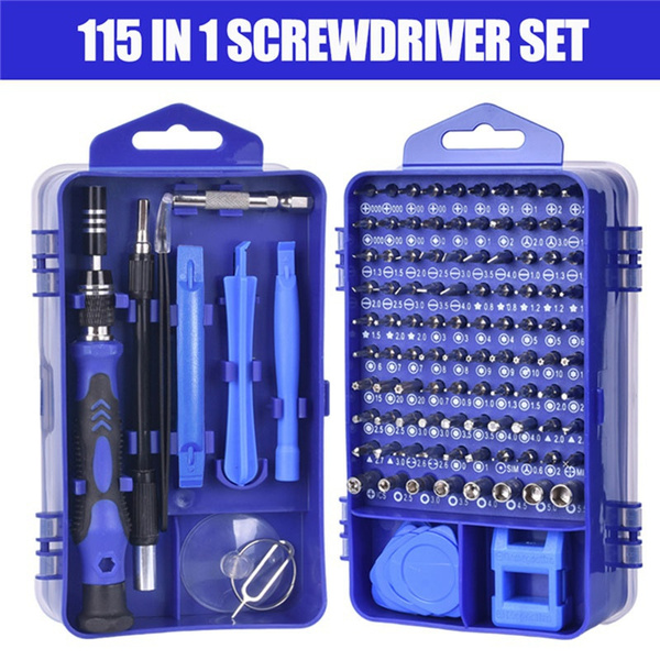 New 2021 Multi Screwdriver Set with 98 Precision Bit 115/52 In 1Hand ...