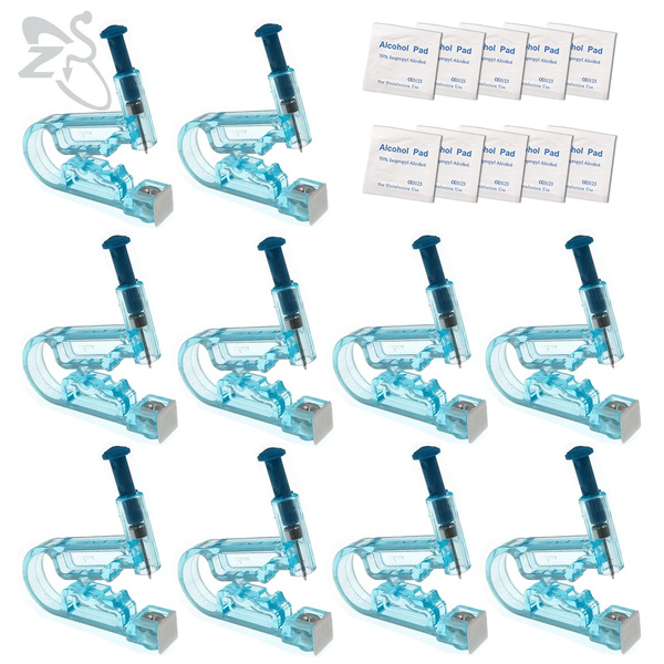 3-10Pcs Disposable Sterile Ear Piercings Kit Ear Helix Tragus Cartilage ...