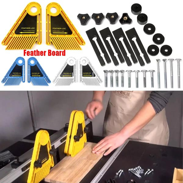 Multi-purpose Feather Board Set for Table Saws Woodworking | Wish
