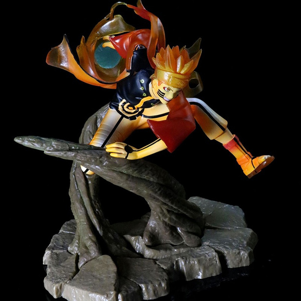 Anime Naruto Uzumaki Figures SHF Spiral PVC Toys Shippuden Model ...