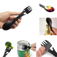 5 in 1 Multitool Stainless Steel Fork Spork Picnic Camp Multi Tool ...