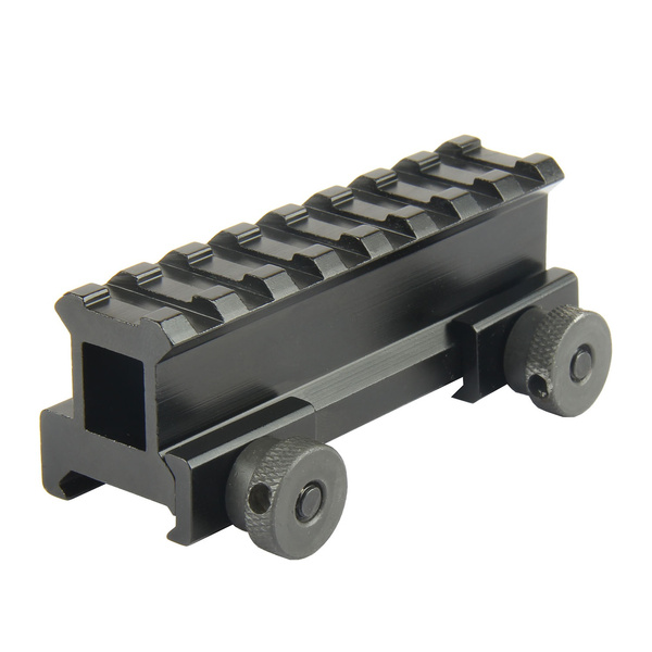 1" See Through Riser Scope Rail Mount 8 slot Picatinny Weaver | Wish