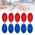 20 Pieces Needle Threader Plastic Wire Loop Diy Simple Needle Threader