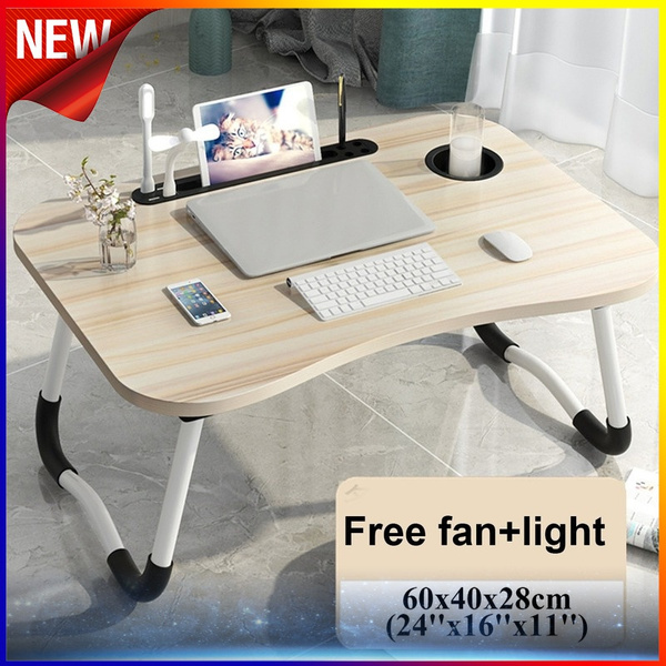 2021 NEW Desk Bed Lazy Folding Table Portable Computer Table Portable ...