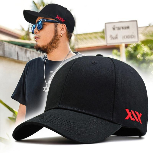 58-68cm Large Head Man Big Size Causal Peaked Hats Cool Hip Hop Hat Man ...
