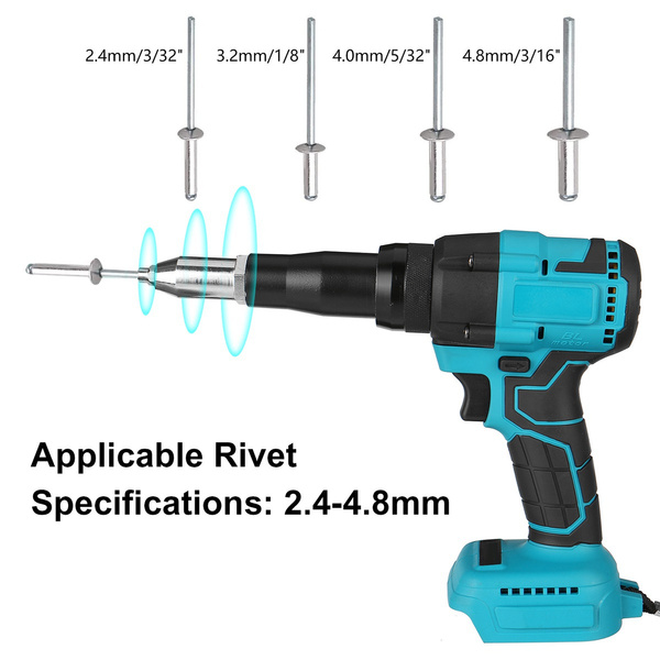 Cordless Electric Rivet Gun Cordless Rivet Nut Gun Drill Insert Nut ...