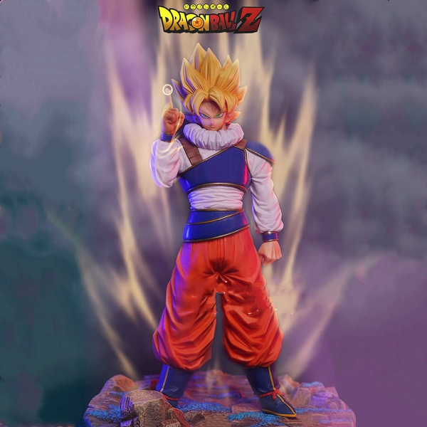 New Banpresto Dragon Ball Legends Goku SSJ Space Suit Clown Goku Action ...