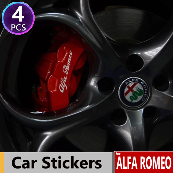 4PCS Car Sticker Car Caliper Sticker Door Handle Sticker for Alfa Romeo ...