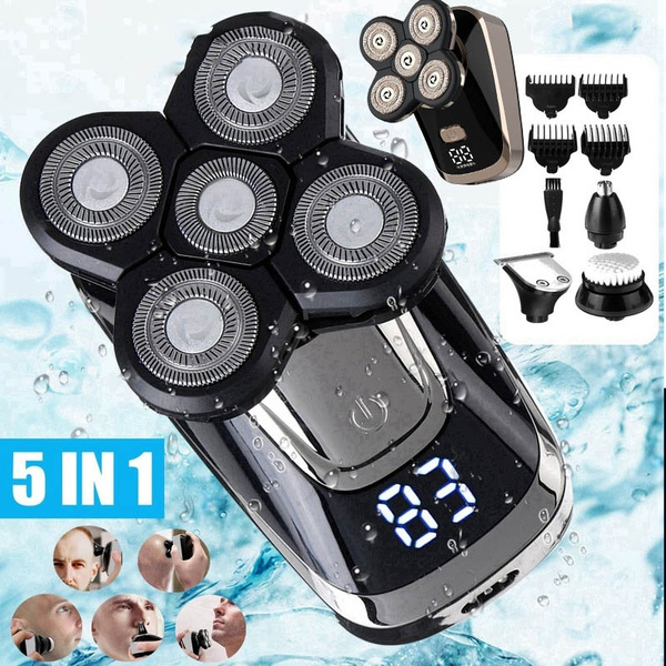Multifunctional 5 In 1 Electric Men Bald Head Shaver Beard Razor 5 ...