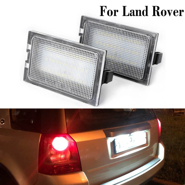 2 Pcs LED 12V Car License Plate Light For Land Rover Discovery 3 4 LR3 ...