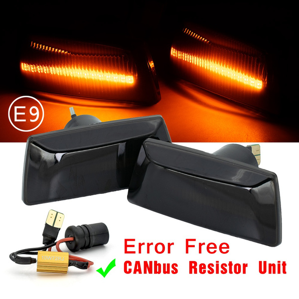 2X Dynamic Turn Signal Light Side Marker Flowing Indicators For Opel ...