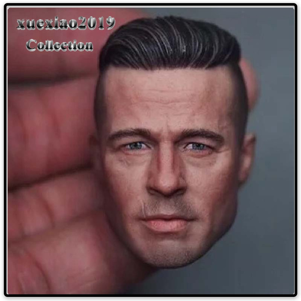 1:6 Scale Handsome Man Head Sculpt For 12" Male Action Figure Body ...