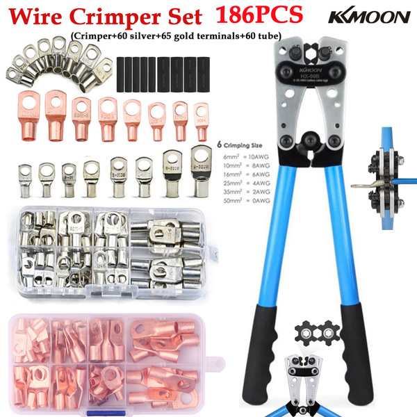 KKmoon HX-50B 1/61/185pcs Portable Cable Crimping Tool Professional ...