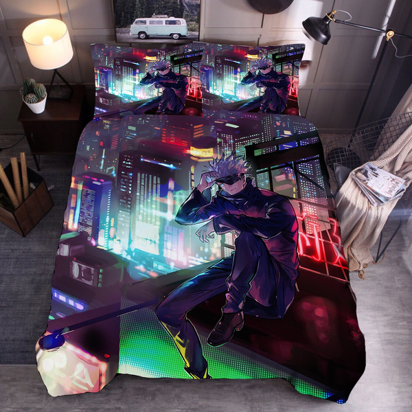 Satoru Gojo Jujutsu Kaisen 3D Digital Printed Bedding Set Duvet Cover ...