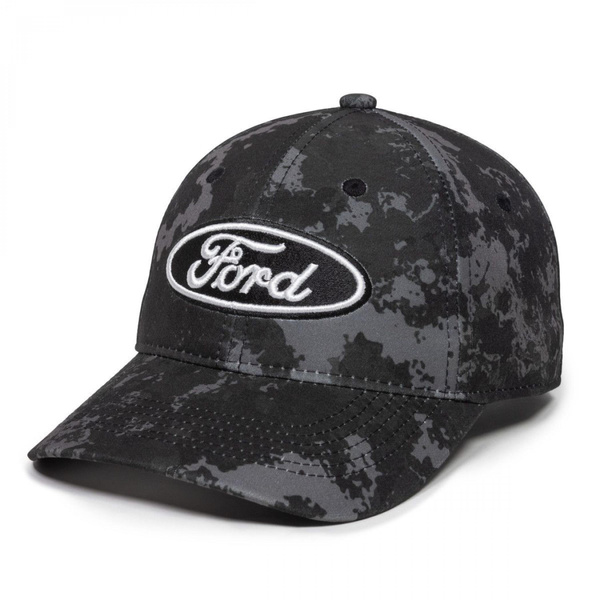 Ford Motor Company Logo Dark Camo Adjustable Hat | Wish