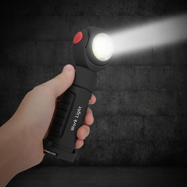 LED Flashlight Hand Held Lamp for Vehicle Maintenance Rotatable Lamp ...
