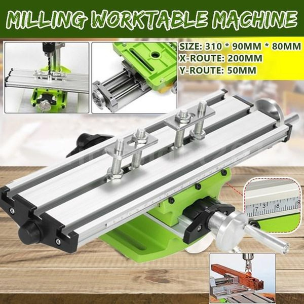 2021 New Mini Drilling Worktable Compound Bench Drilling Slide Table ...
