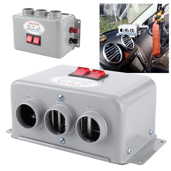 12V 3 Hole 600W‑800W Winter Fast Heating Warmer Car Heater Frost ...