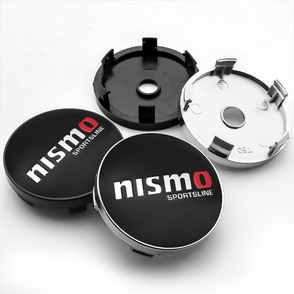4PCS 56/60MM Car Wheel Center Hub Caps nismo Badge Emblem Sticker Decal ...