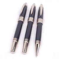 Limited Metal Navy Blue Ballpoint Pen Luxury Business Gel Roller Ball ...