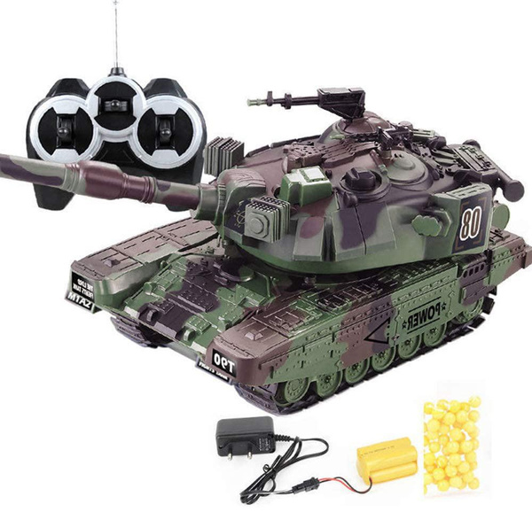 1/32 Battle Tank Heavy Large Interactive Remote Control Toy Tank with ...