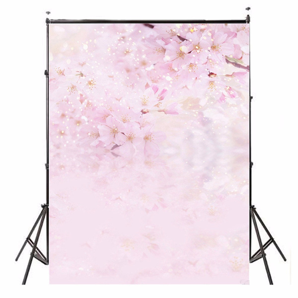 3x5/5x7/6x9ft Pink Flowers Background Vinyl Studio Photography ...