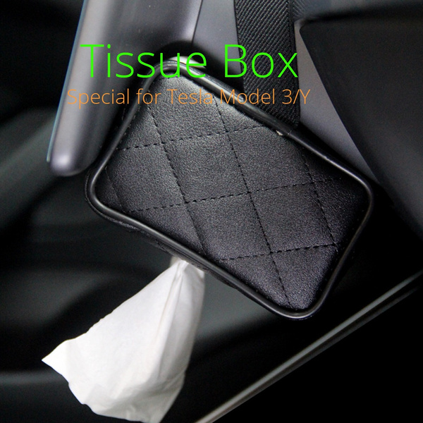 Car Tissue Box Cover Napkin Paper Holder Hidden Organizer Case for ...
