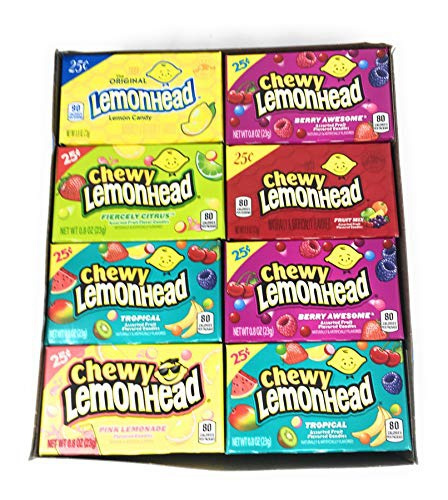 Ferrara Lemonhead Variety Bundle of 24 Individual Boxes (Chewy Variety ...