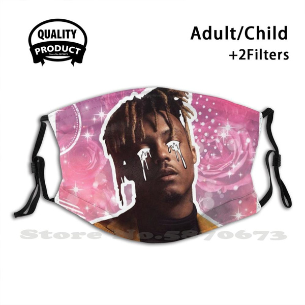 Juice Wrld Diy Adult Kids Face Mask Juice Wrld Juice Wrld 999 Rip Juice ...