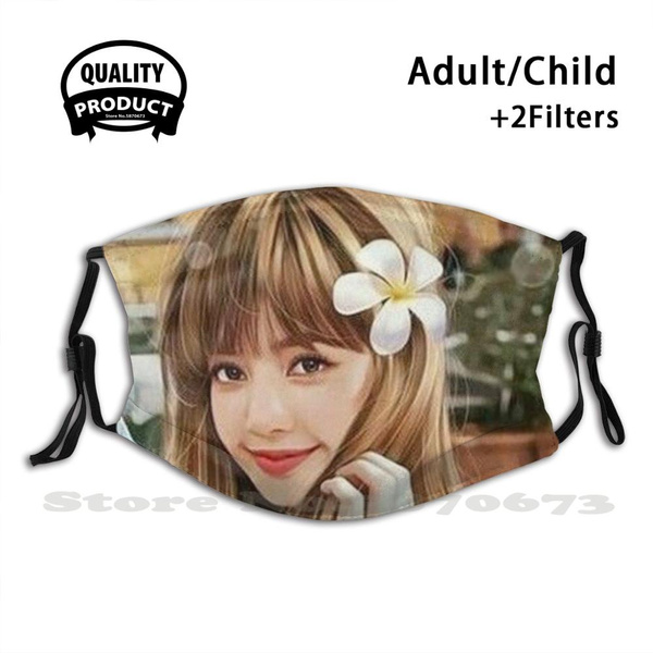 Korean Pop Music Face Mask With Filter Lisa Lisa Dance Lisa Lalisa Lisa ...