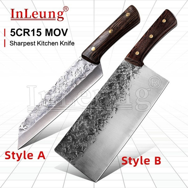 Forge Steel Kicthen Knife Meat Cleaver Vegetable Knife Kitchen Knife ...