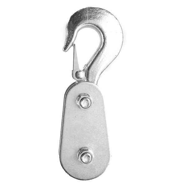 2 Ton Snatch Block Wire Rope Lifting Pulley with Hook for UTV ATV Quad ...